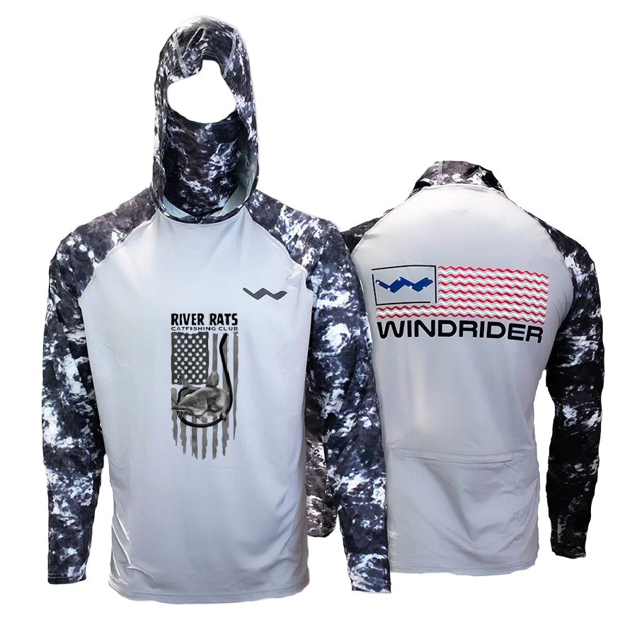 River Rats Catfishing Club Atoll Fishing Shirt – WindRider