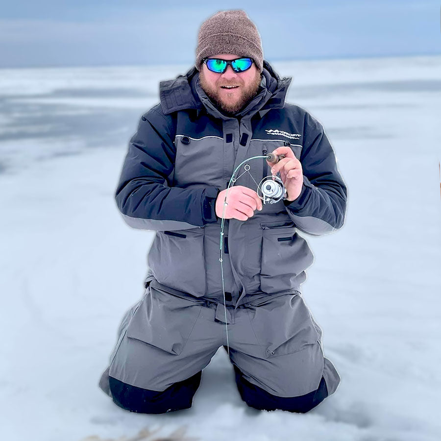 BOREAS™ Floating Ice Fishing Bibs | WindRider Bibs for Fishing